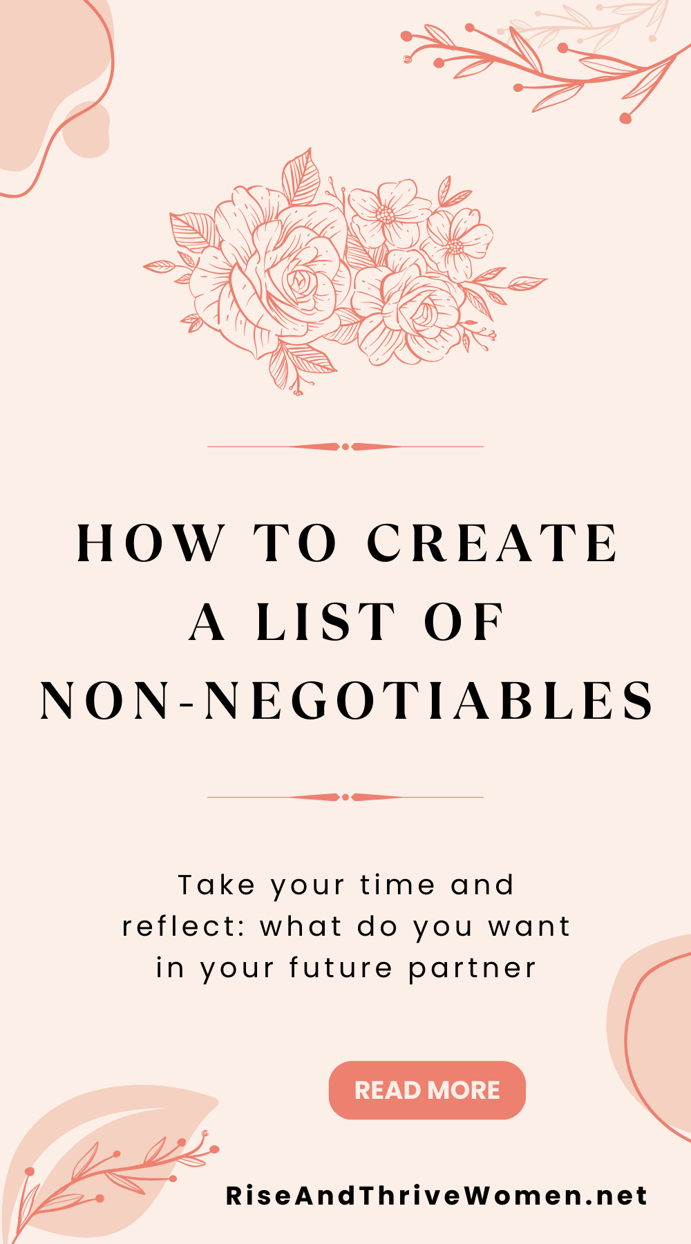 How to Create a List of Non-Negotiables in Your Future Partner - Mental ...