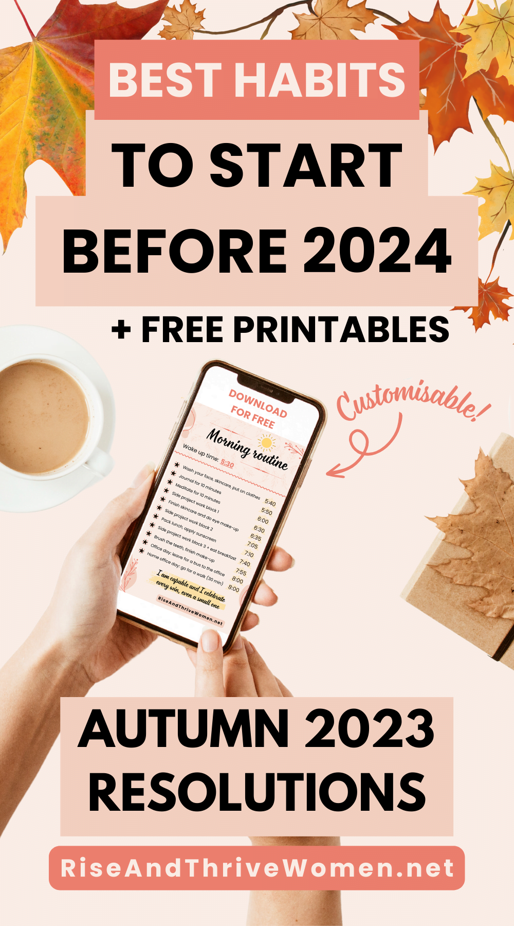 Best Habits to Start Before 2025 + Free Routine Printables - Mental ...