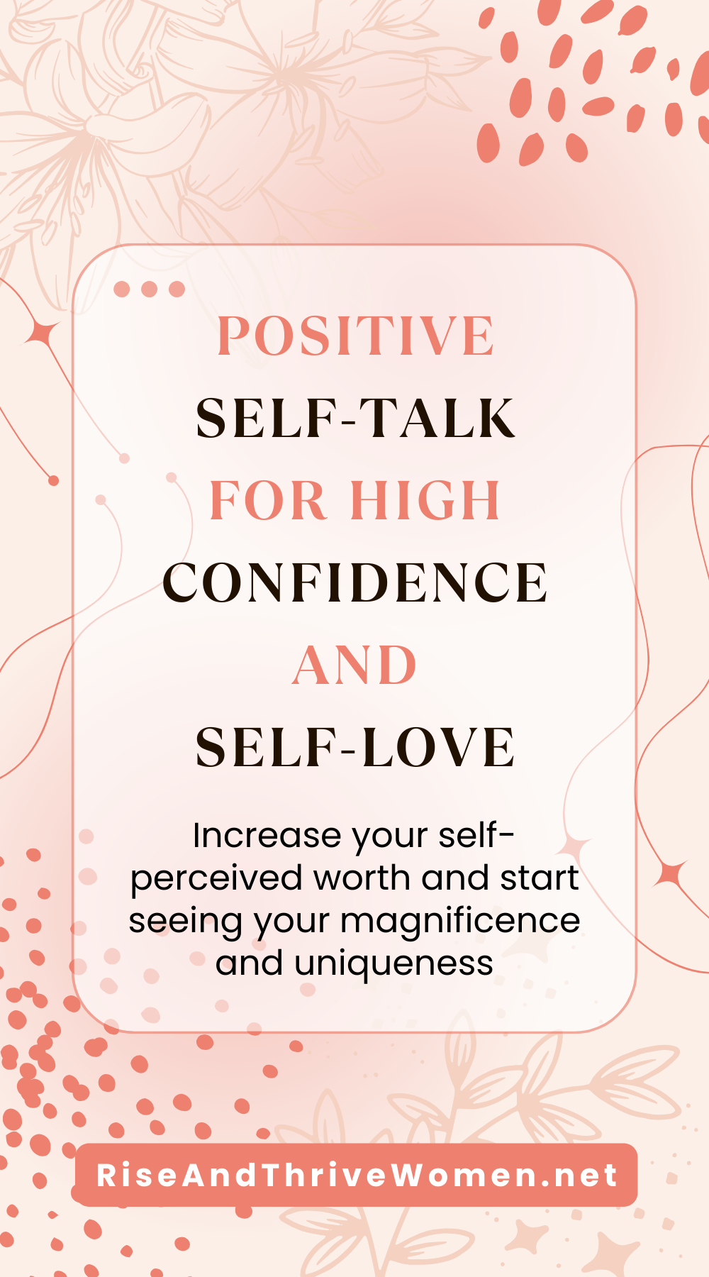 Positive Self-Talk for High Confidence and Self-Love - Mental Diet with ...